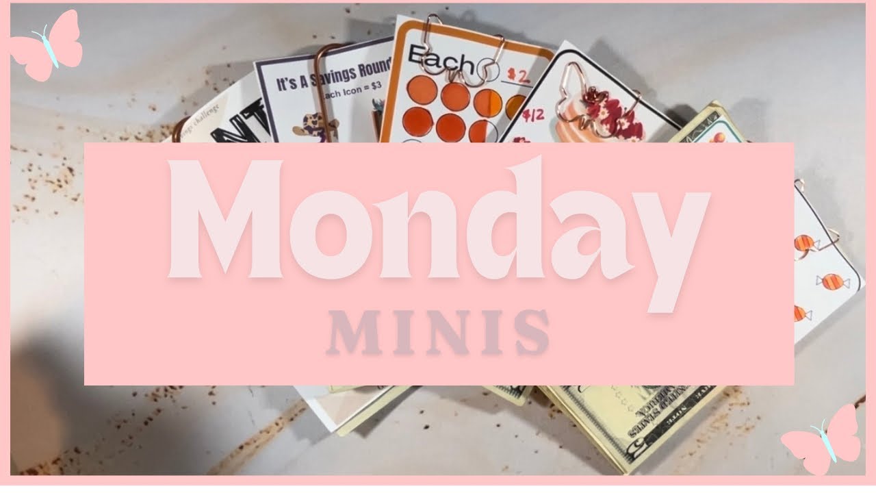 Monday Minis. Last Monday of the Month. Closing Out Challenges - YouTube