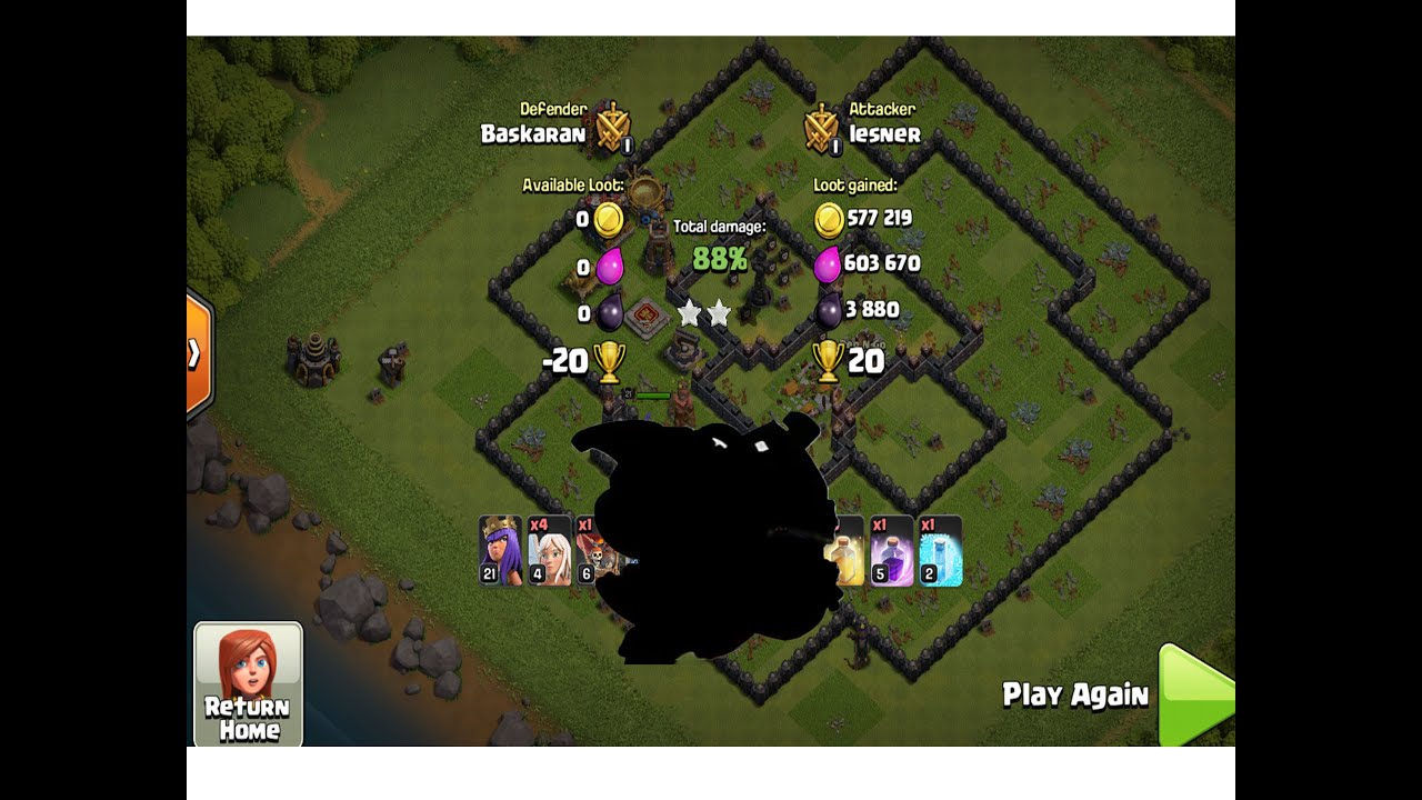 FINALLY MY FIRST ATTACK WITH NEW TROOP |COC| CLASH OF CLAN - YouTube