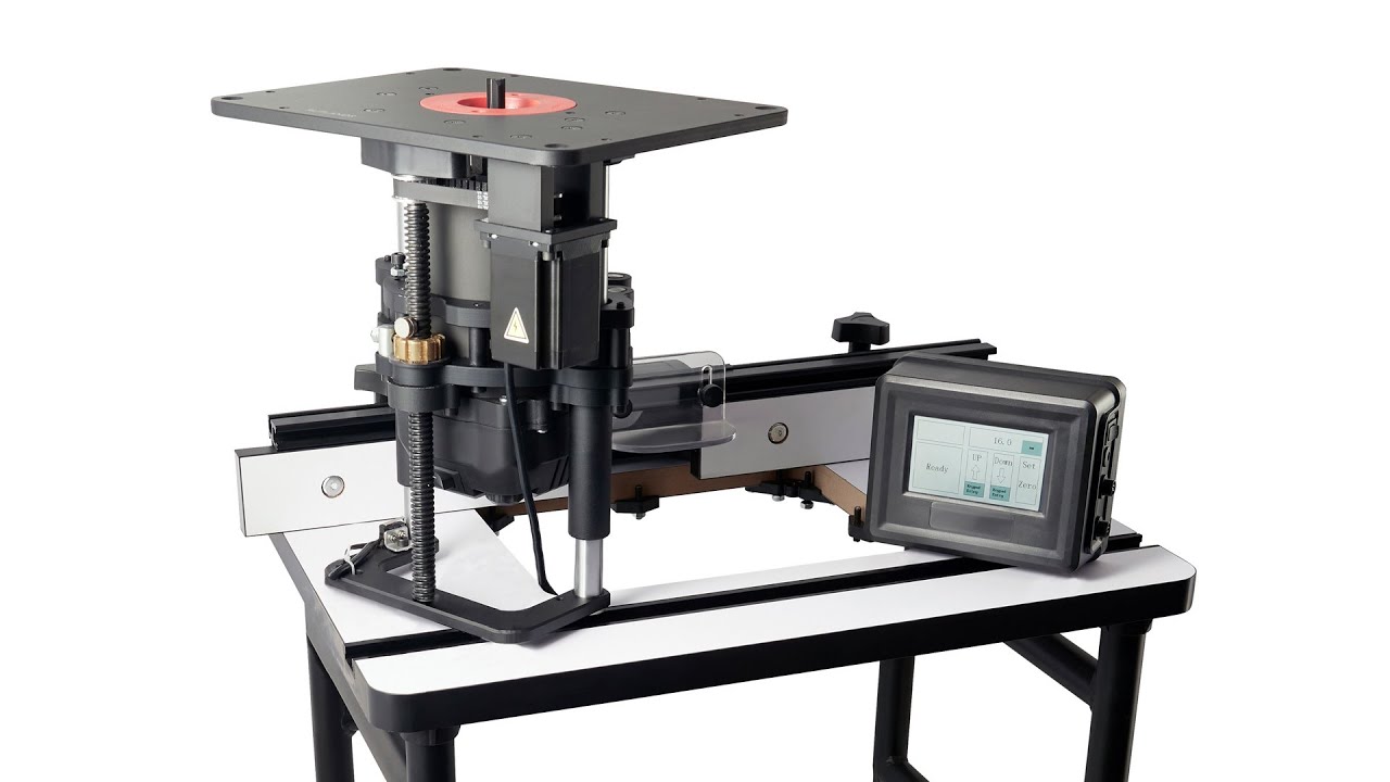 Premium Bench Top Router Table with Electronic Router Lift & Motor ...