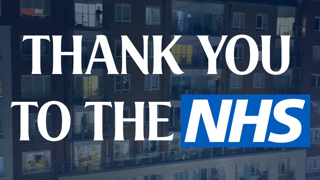A MASSIVE THANK YOU TO THE NHS! NORTH LONDON SHOWS ITS APPRECIATION ...