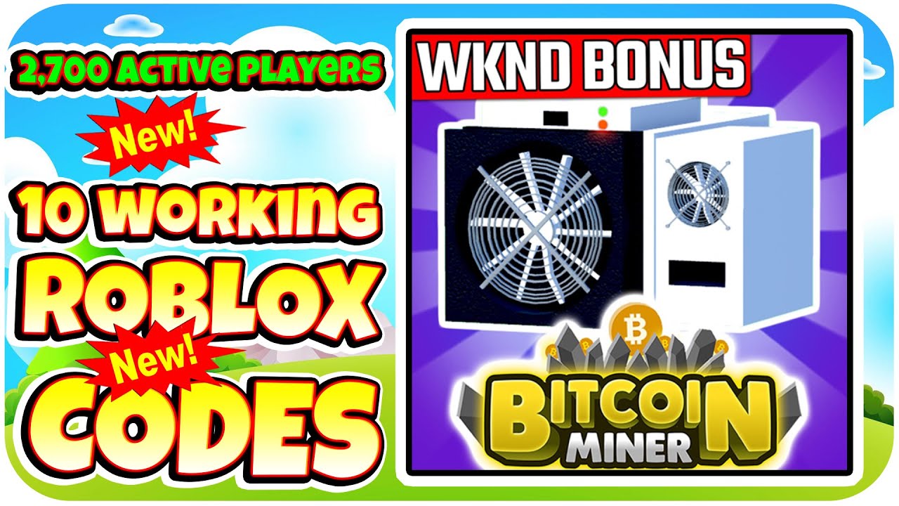 NEW CODES [Week III🎉] Bitcoin Miner ⛏️ [Beta] By polandgamebuilders, Roblox GAME, ALL SECRET ...