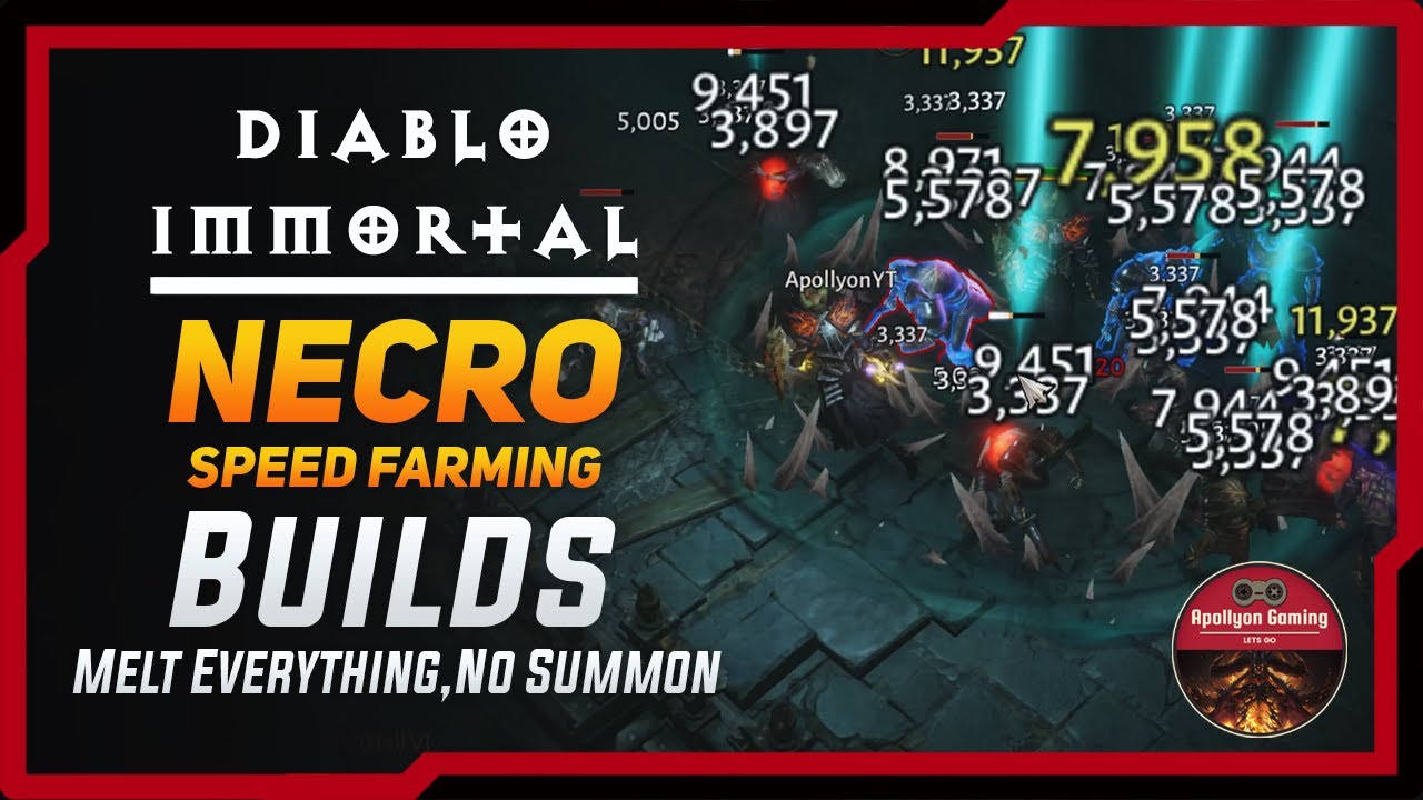 Necro - Speed Farming Builds - Melt Everything - High Mobility - No ...