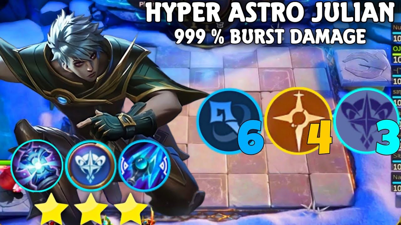 MAGIC CHESS NEW META HYPER 3 STAR ASTRO JULIAN | 999 % BURST DAMAGE ...