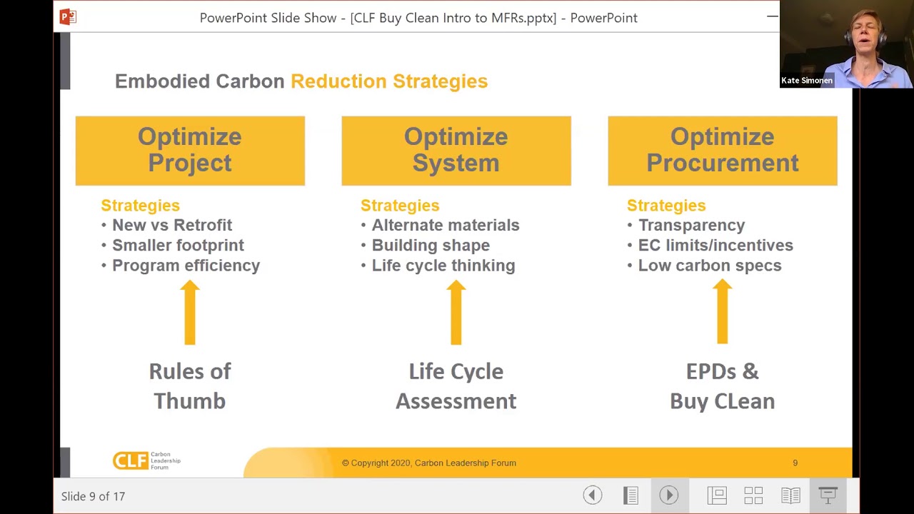 EC3 Tool / EPD Training Webinar (Construction & Design Professionals ...