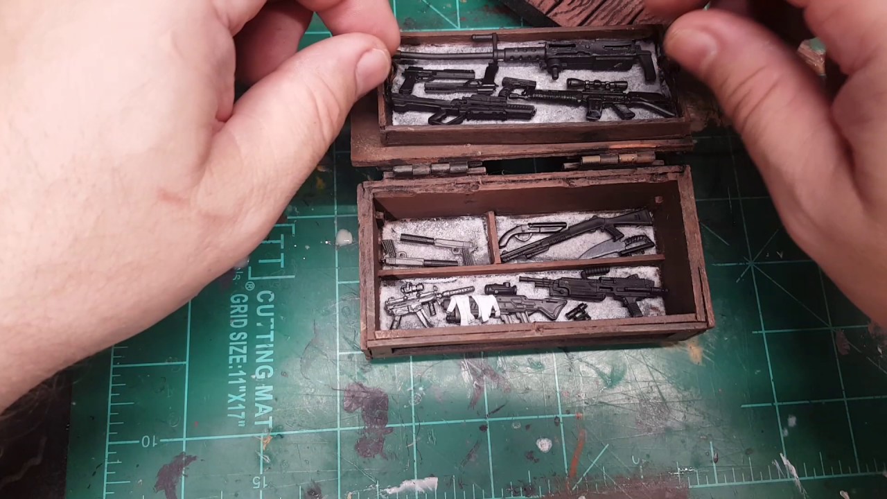 Custom weapons cache/box for custom marvel universe punisher action ...