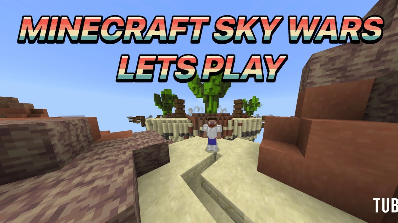 MINECRAFT SKY WARS LETS PLAY! Mcpe PvP #mcpe #minecraft - YouTube