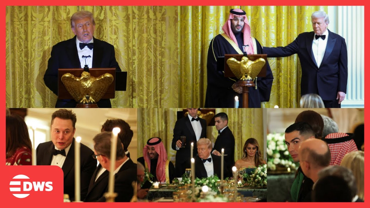 Full State Dinner: President Trump, First Lady & Saudi Crown Prince ...