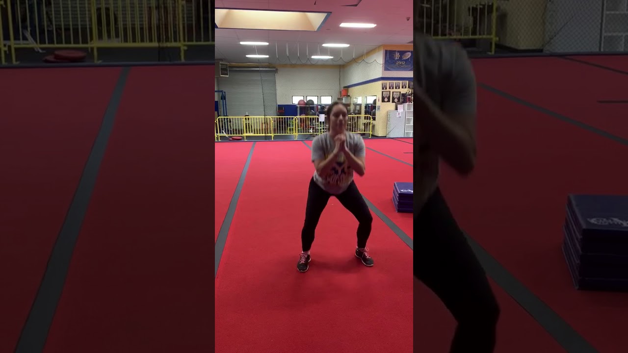 Cheer conditioning part 1 - YouTube