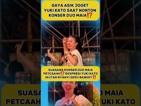 Momen Seru Yuki Kato Nonton Duo Maia, Joget & Nyanyi Bareng Bikin Gemas! #yukikato #maiaestianty