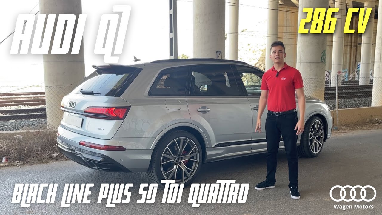 Audi Q7 Black Line Plus 50 TDI Quattro | Descubre a la bestia 💣 - YouTube