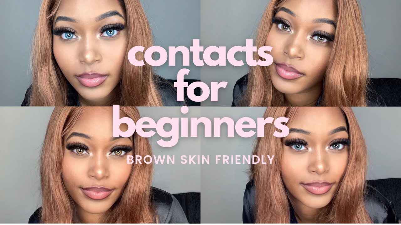 ️‍🔥🔥 COLORED CONTACTS FOR BEGINNERS | EXTREMELY NATURAL | ft. Eyevos 😱 ...