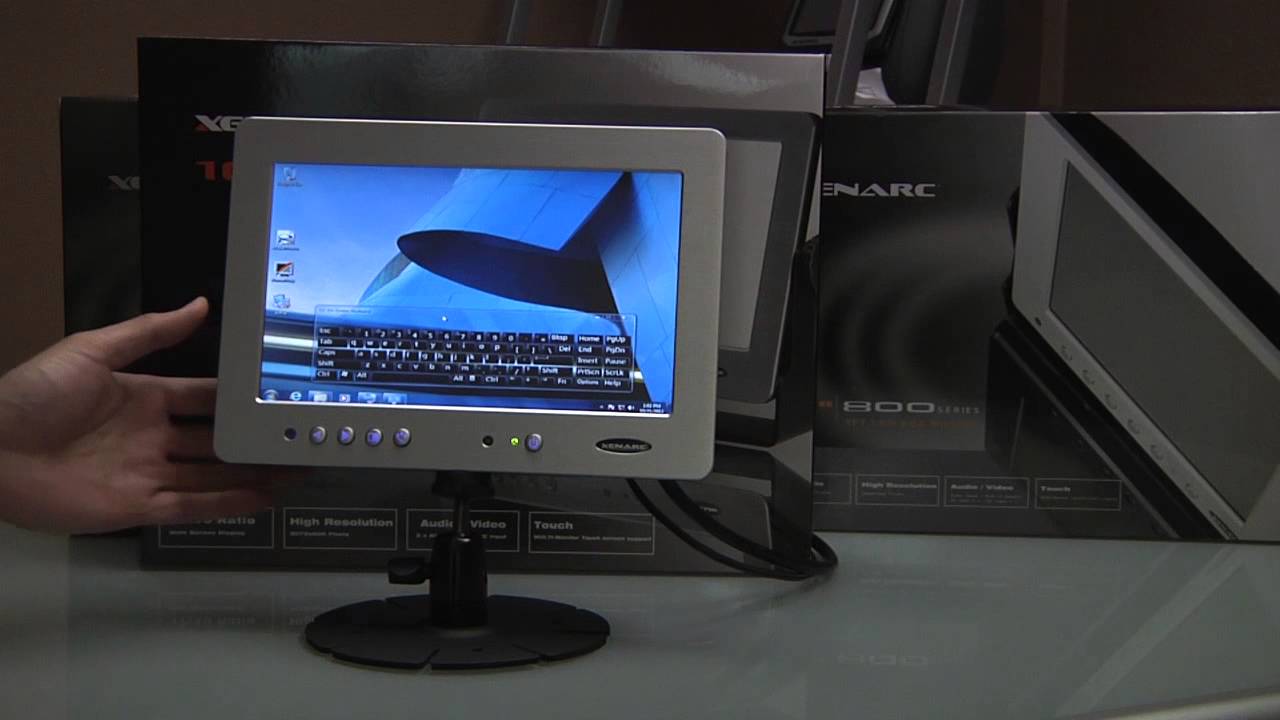 Xenarc 1020YV / 1020TSV Monitors - YouTube