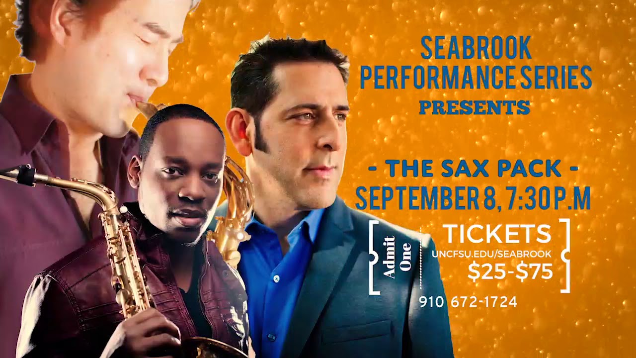 Sax Pack at Seabrook Auditorium - YouTube