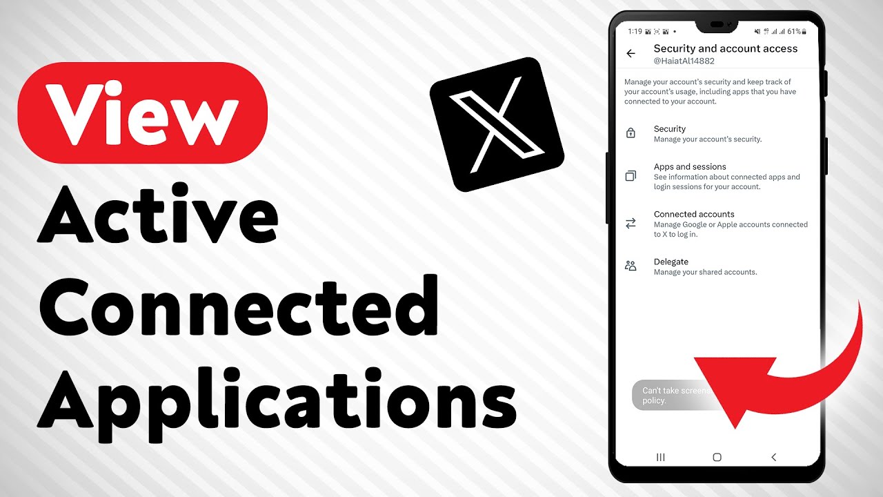 How To View Active Connected Applications In X - Full Guide - YouTube