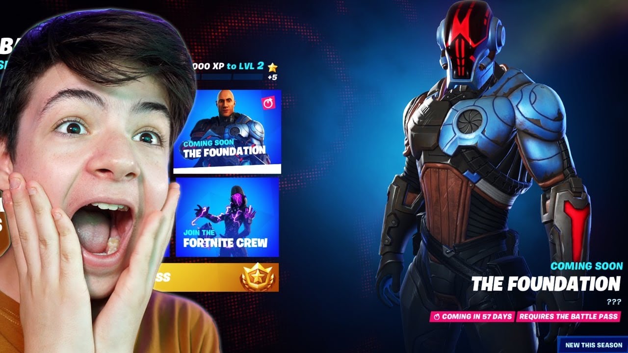 THE ROCK SKIN IN FORTNITE 🤨 - YouTube