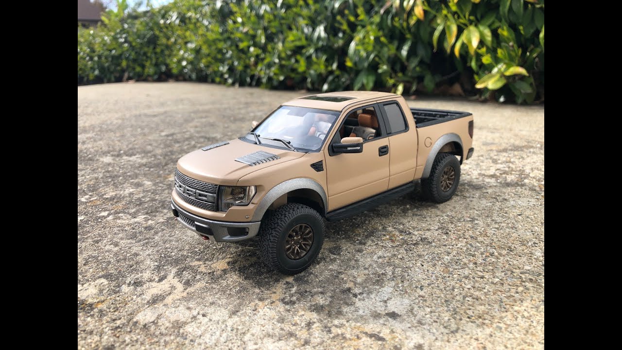 Full build of Ford Raptor F-150 SVT Revell 1/24 SnapTite MAX model Kit ...