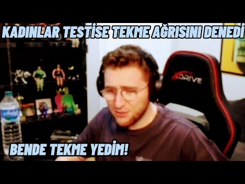 Efe Uygaç Kadınlar Testise Tekme Ağrısını Denedi İzliyor (Tepkikolik)