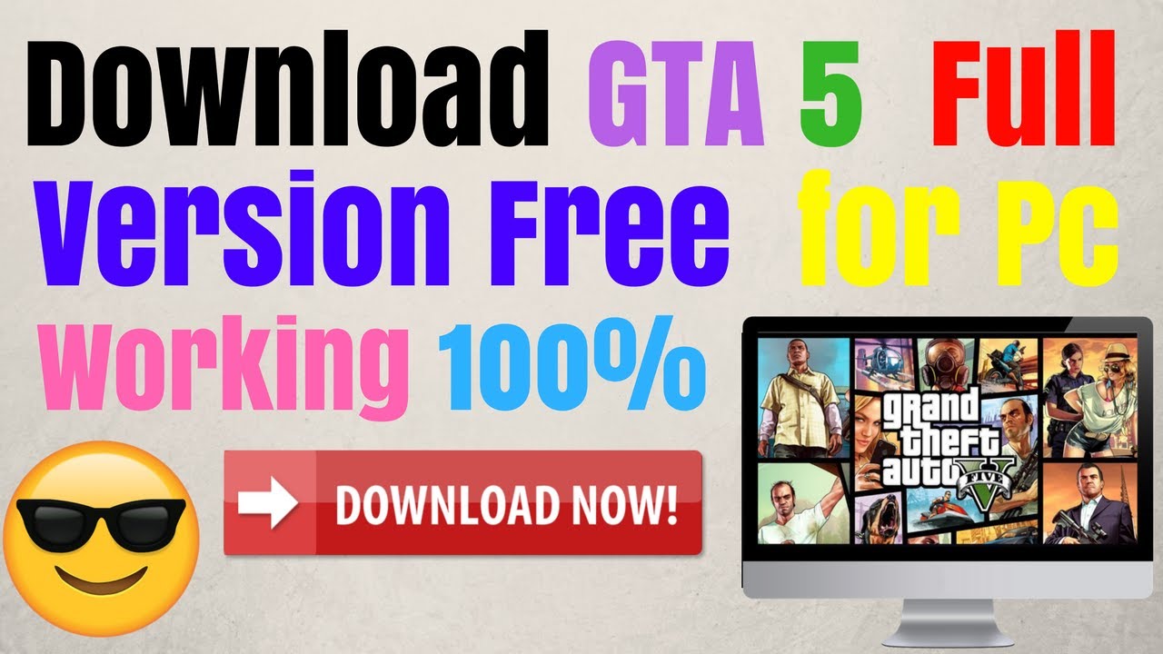 How To Download GTA 5 Full Version For Pc - YouTube
