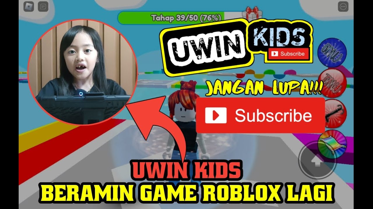 UWIN KIDS || MAIN GAME ROBLOX PART 2 TOWER OF COFFE #bermain #gameanak ...