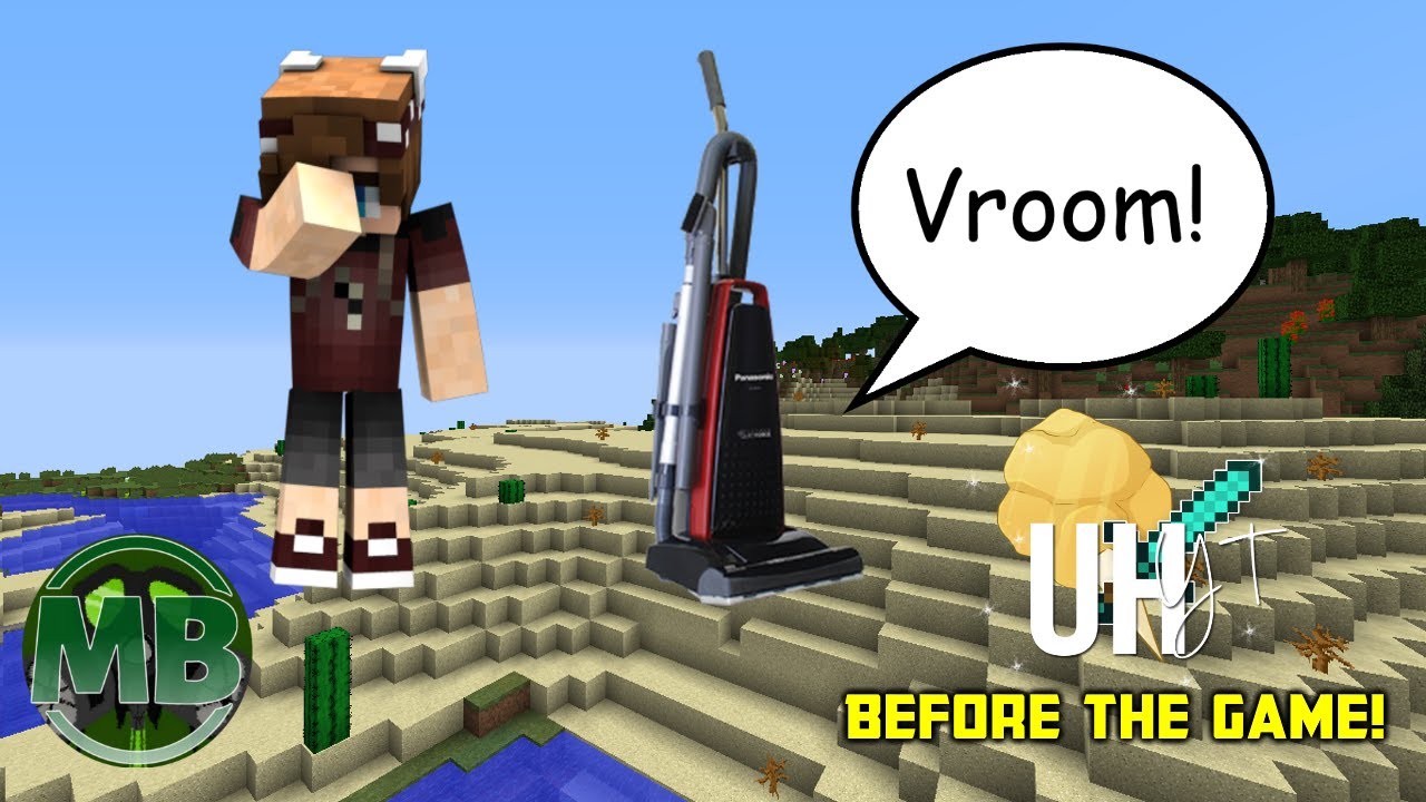 AUSTIN'S VACUUM | UHYT Before The Game! Minecraft Funny Moments - YouTube