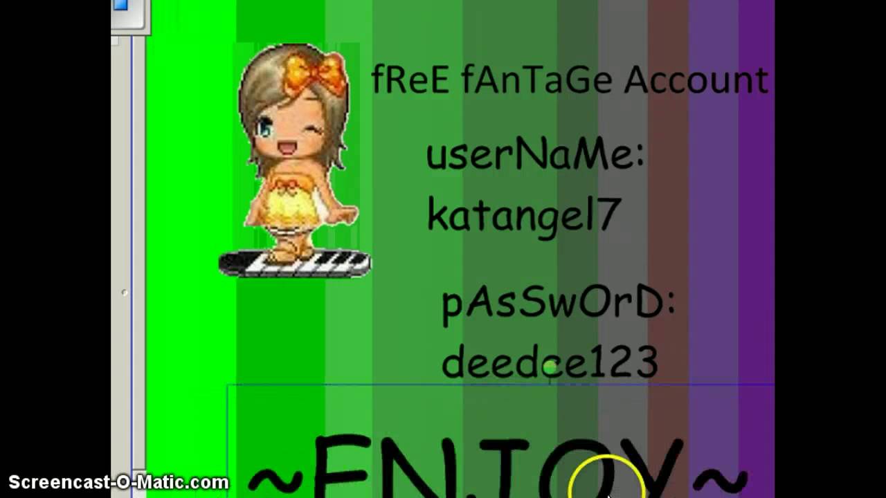 fReE fAnTaGe ACCOUNT 2013 - YouTube
