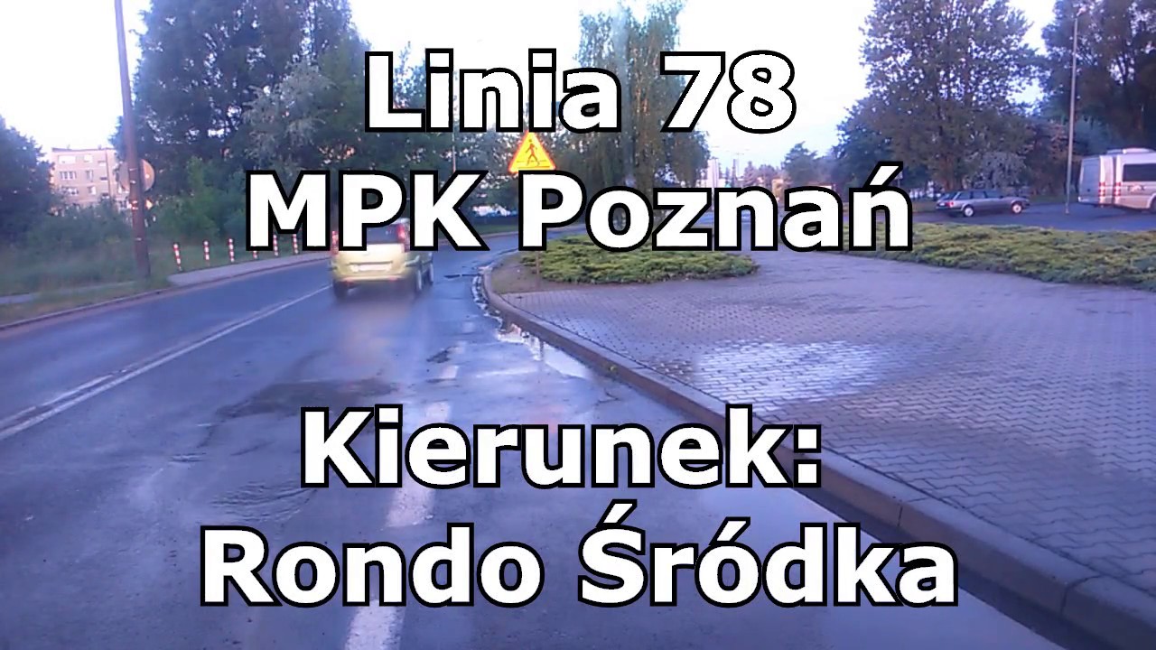 Linia 78(178) MPK Poznań #1615 Szarych Szeregów - R. Śródka - YouTube