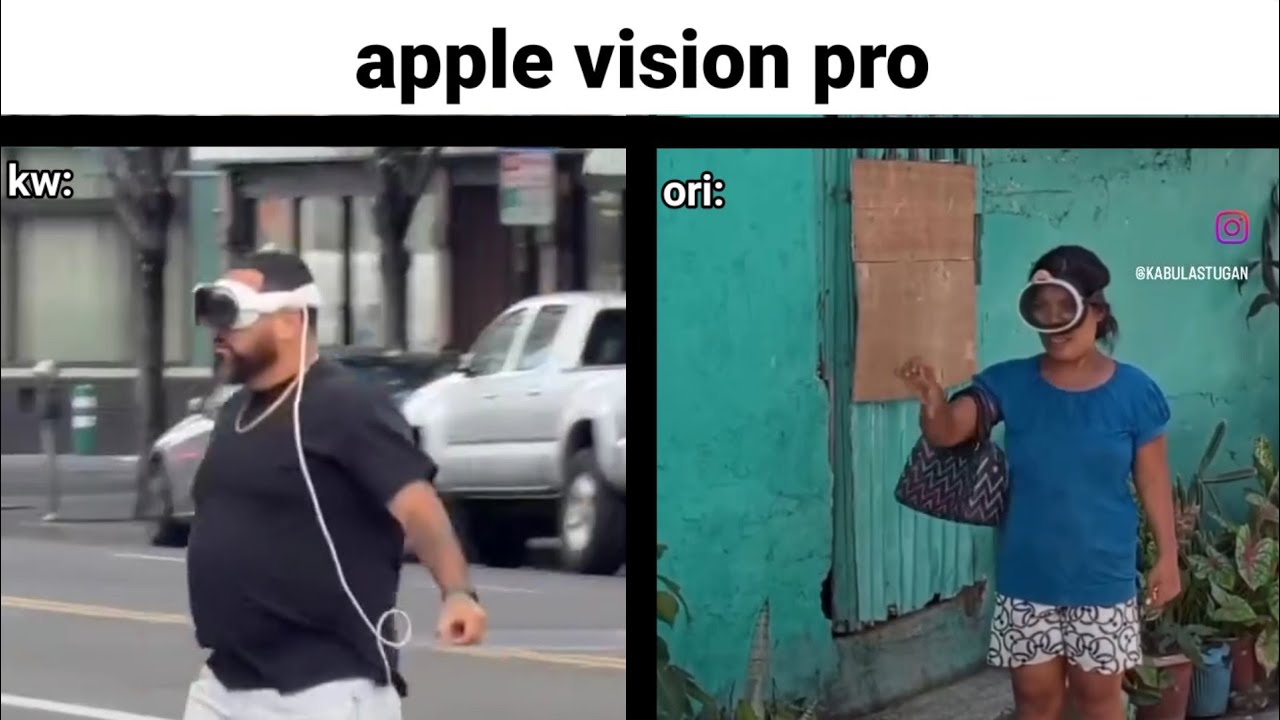 Apple vision pro ori vs kw... - YouTube