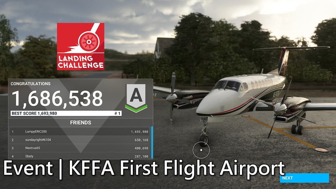 MSFS - Landing Challenge | Event | KFFA First Flight Airport - YouTube
