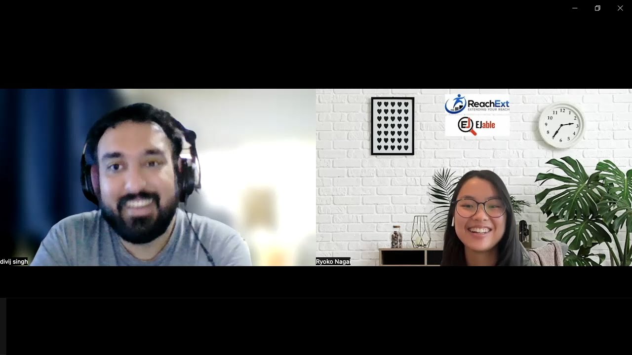 Interview of Divij Singh of Rakuten Symphony, Japan with EJable - YouTube