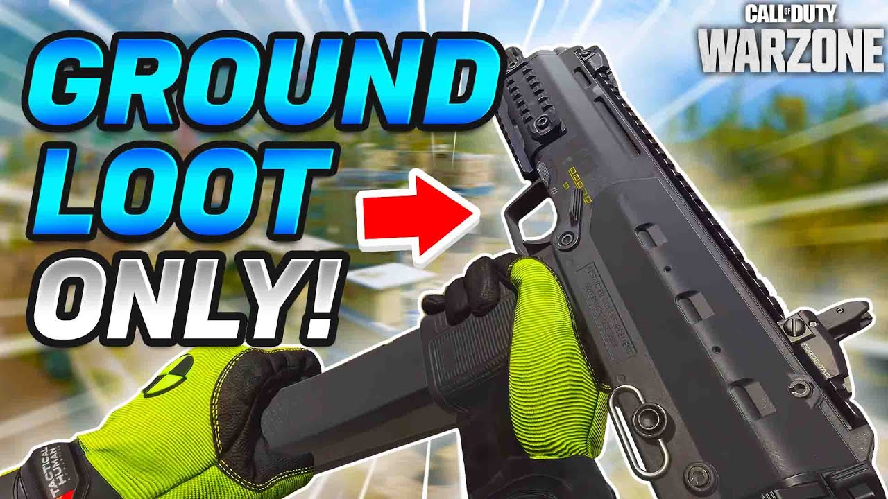The 'Ground Loot ONLY' Challenge in Warzone! - YouTube