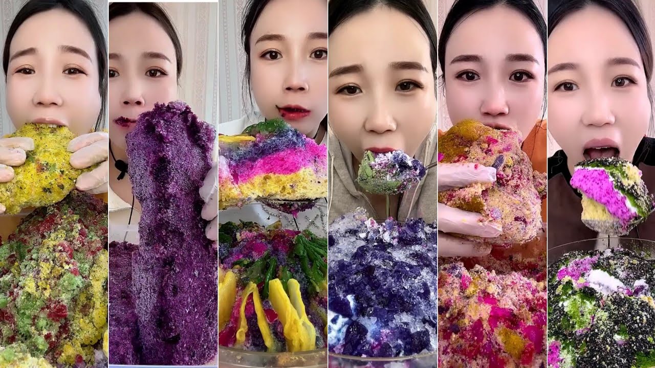 ASMR shaved ice cake new - YouTube