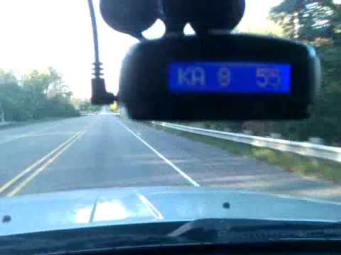 K40 RL100 Portable Radar/Laser Detector Shows Off Its Range - YouTube