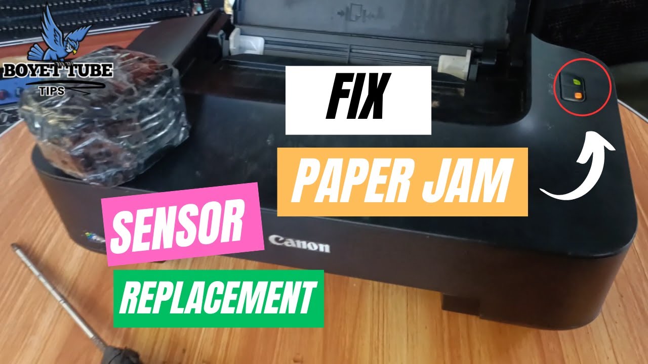 Reviving Your Canon IP2770 | Sensor Replacement for Paper Jam Woes ...