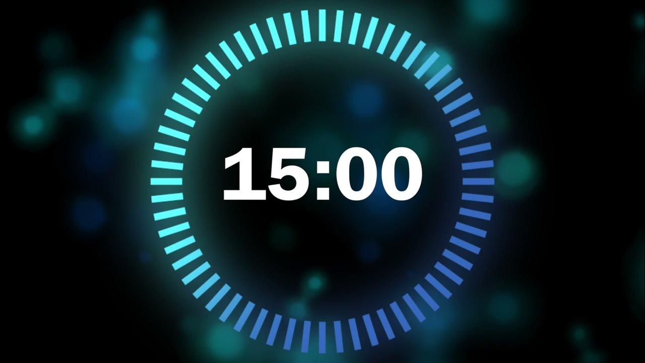 15 Minute Timer with Alarm ⏰ - YouTube