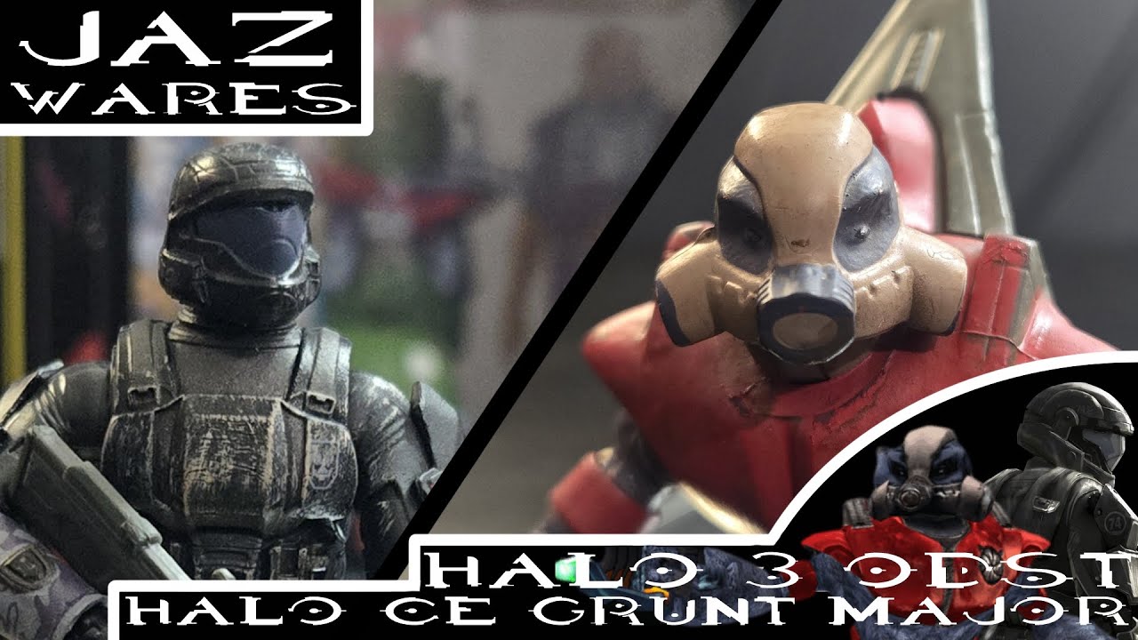 Jazwares Vault - Halo: The World Of Halo | Halo CE Grunt Major & Halo 3 ...