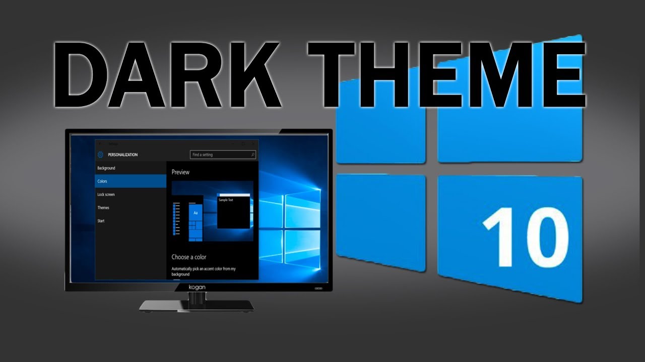windows 10 Dark theme & Transparency - YouTube
