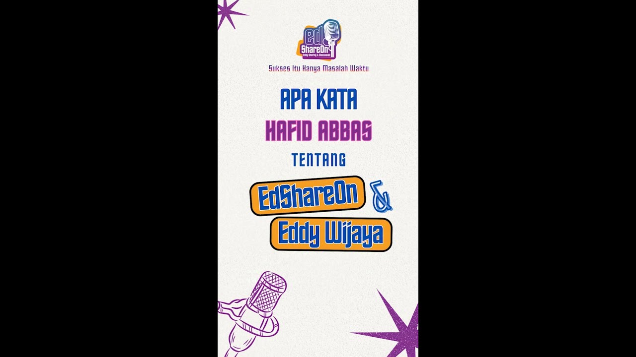 Testimoni Hafid Abbas Tentang Podcast EdShareOn - YouTube