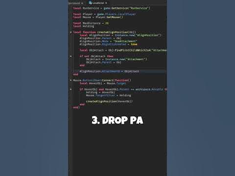 How To Make Draggable Parts! - YouTube