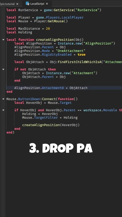 How To Make Draggable Parts! - YouTube