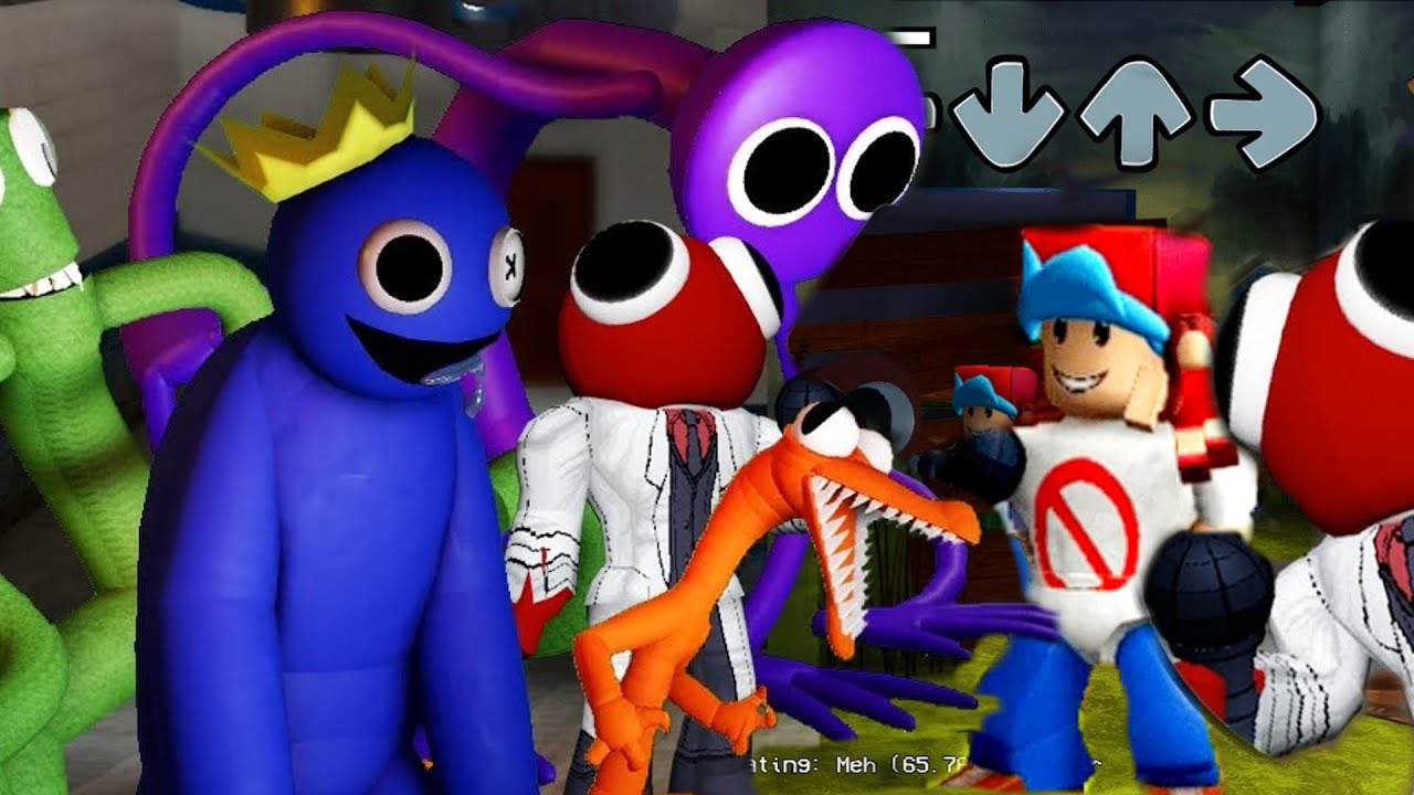 Rainbow Friends VS red y BF NUEVO FINAL INESPERADO 😱 | FNF VS ROBLOX ...