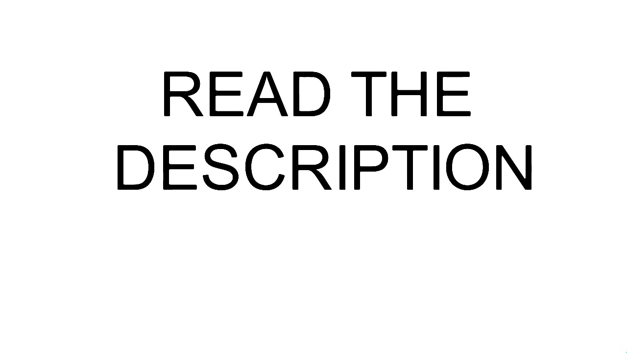 Read The Description - YouTube