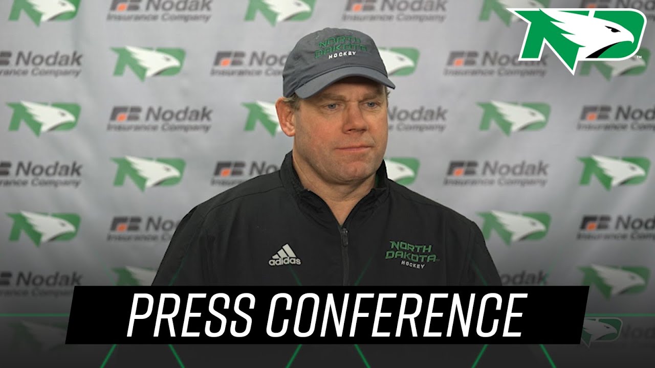 UND Hockey | Dane Jackson Press Conference | 3.7.23 - YouTube