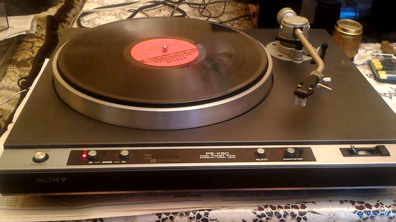 Sony PS-X50 плавает скорость - YouTube