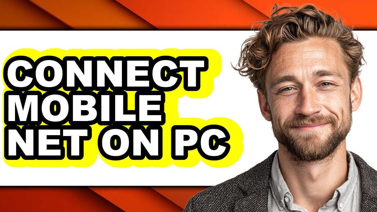 How to Connect Mobile Net on Pc (easy Method) - YouTube