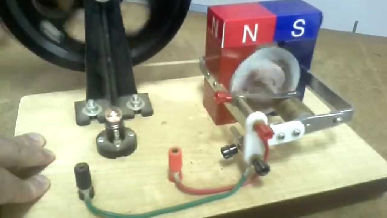 AC Generator Demonstration - IGCSE Physics - YouTube