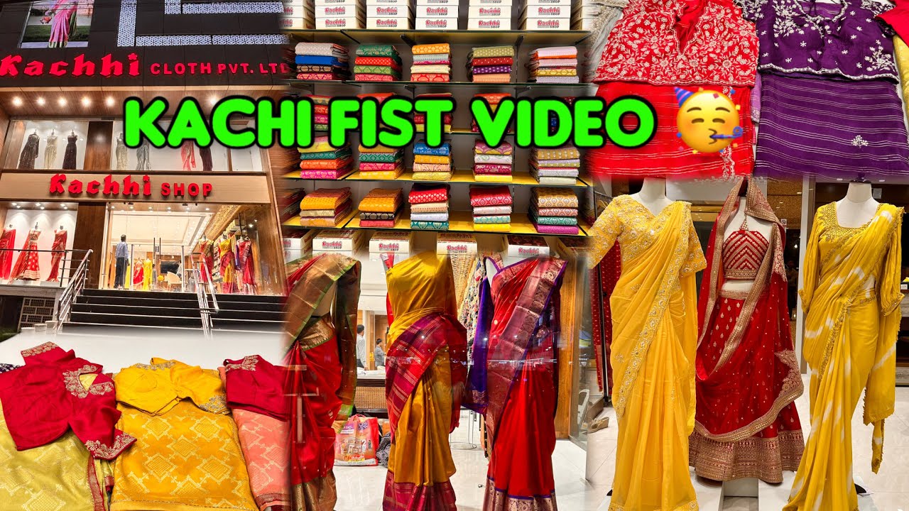 Dasara special Kachhi నుండి Fancy Pattu sares Kachhi shop - YouTube