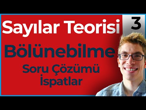 Bölünebilme, Örnek Sorular-2 | Sayılar Teorisi -3