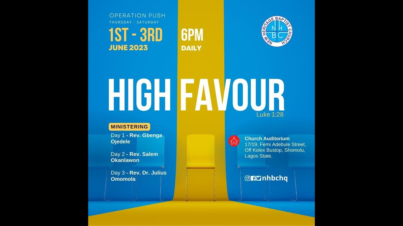 OPERATION PUSH (DAY 2) | HIGH FAVOUR | JUNE 2, 2023 - YouTube