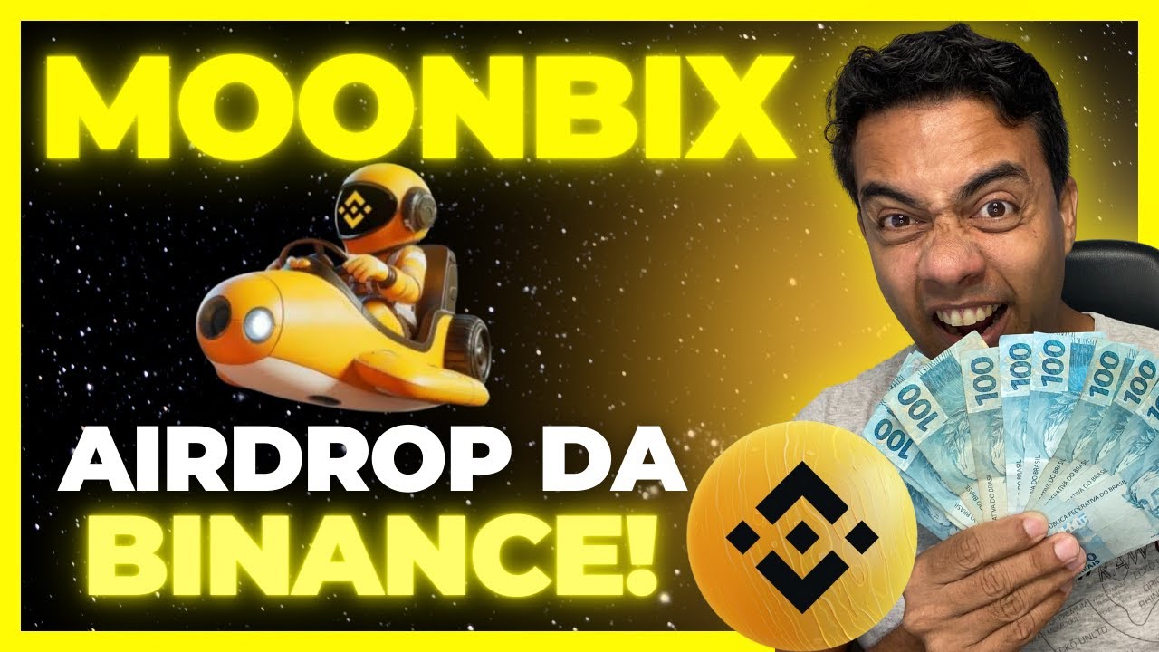 😱É OFICIAL🚨 MOONBIX NOVO AIRDROP DA BINANCE NO TELEGRAM QUE PROMETE ...