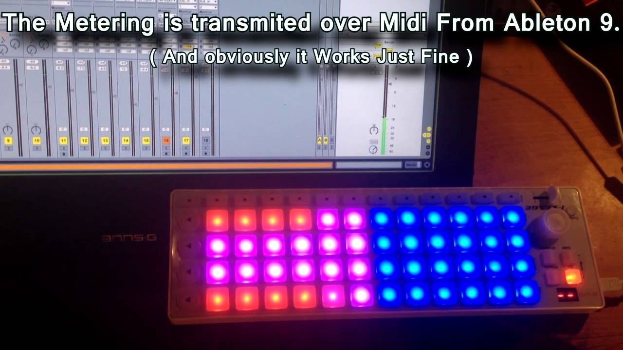 Icon iStage Ableton Live Metering - YouTube